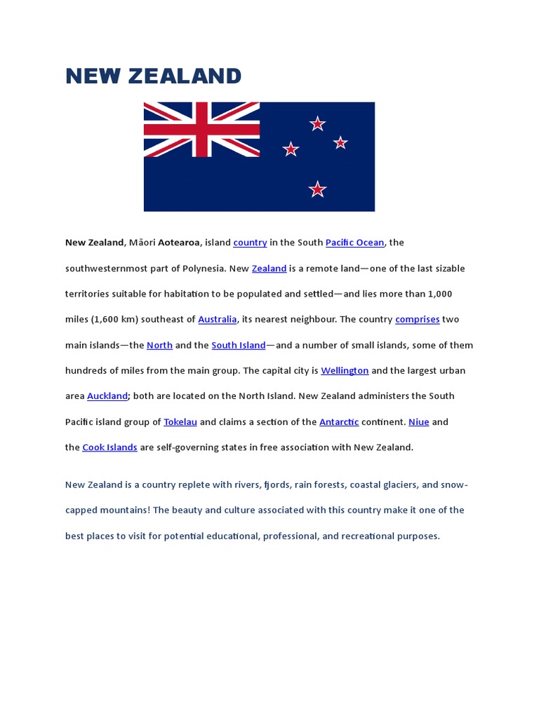 New Zealand | PDF | New Zealand