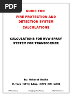 Fire Fighting Design Basis Report | PDF | Fire Sprinkler System | Pump
