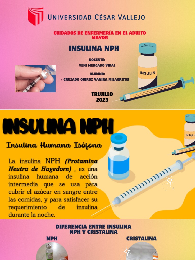 Insulina NPH | PDF | Insulina | Inyección (medicina)