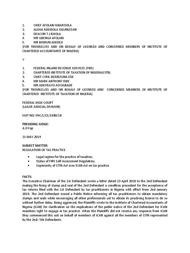 Ican V Citn Cases | PDF | Lawsuit | Precedent Ican V Citn Cases | PDF | Lawsuit | Precedent
