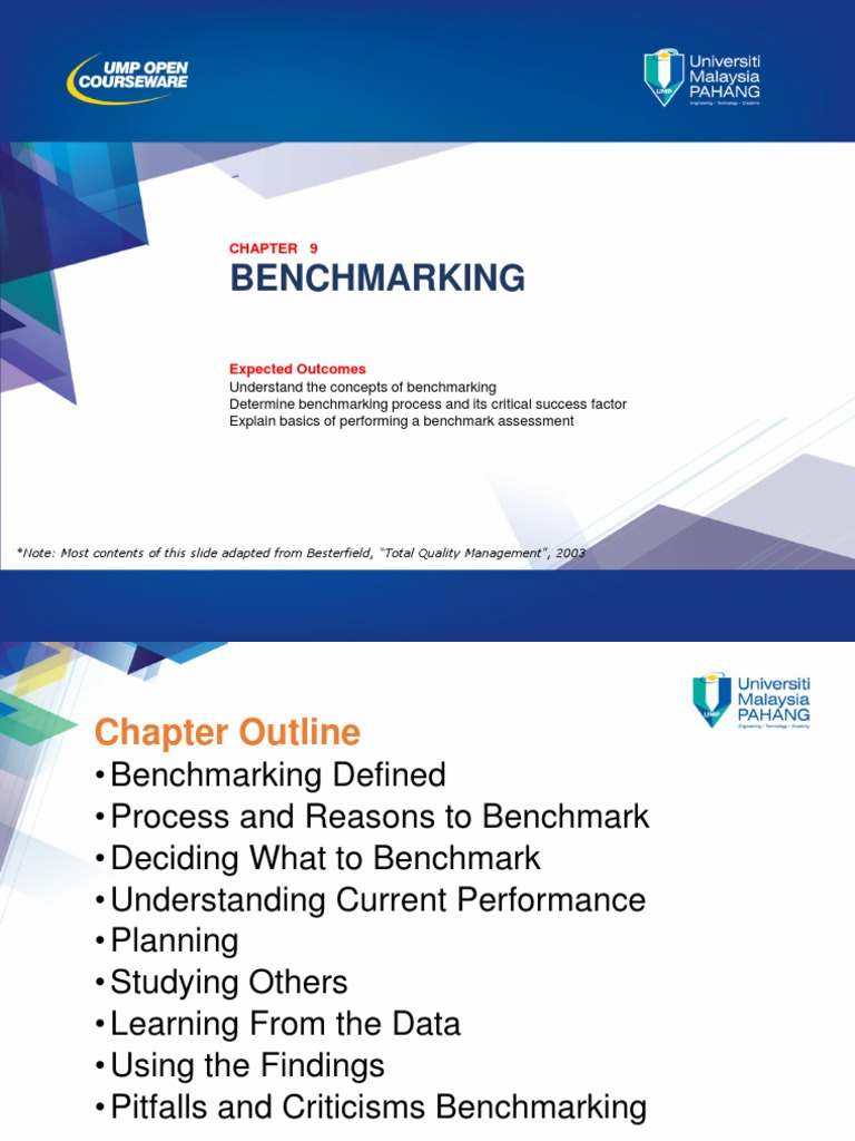 CH 9 - Benchmarking - OCW | PDF | Benchmarking | Information