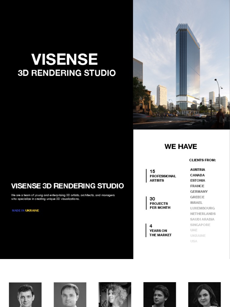 Visense Company Profile Usd | PDF | 3 D Computer Graphics | Rendering (Computer Graphics)