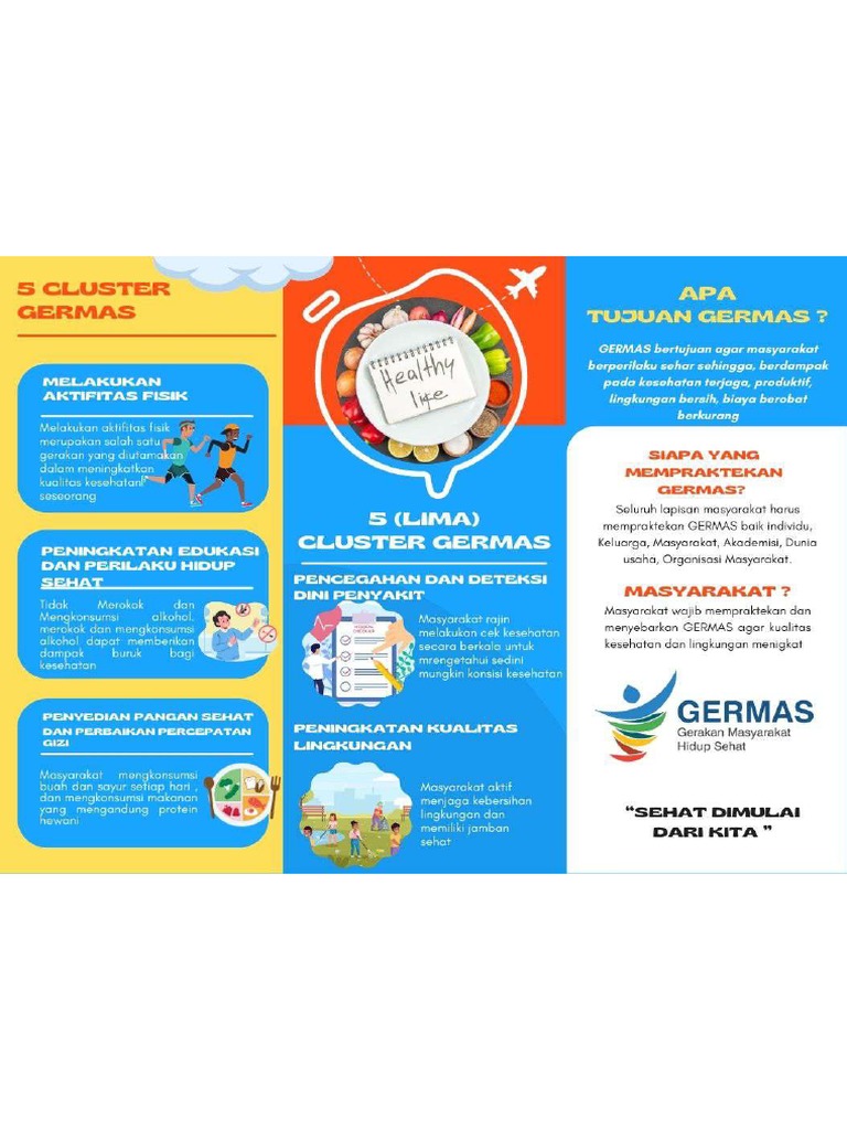 leaflet 5 kluster germas | PDF