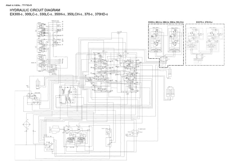 EX350 LCH - V Hydraulic Circuit | PDF