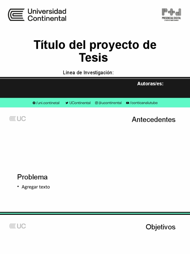 Guía para Proyecto de Tesis | PDF