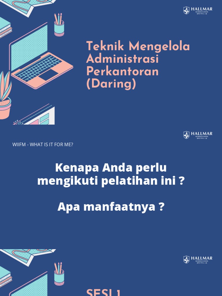 Sesi 1 Mengelola Data & Administrasi Kantor | PDF