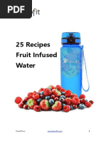 Infused Water Recipe Ideas | PDF | Fruit | Foods