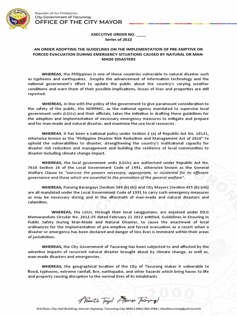 Governance and Those Which Are Essential To The Promotion of The ...