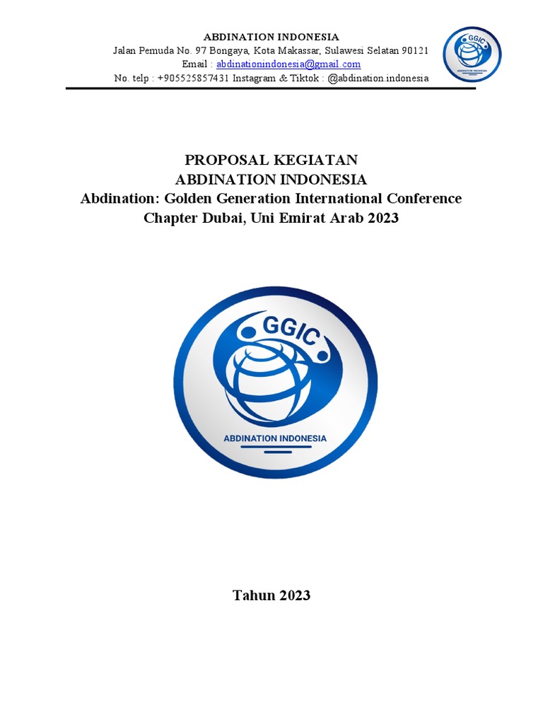 Proposal Peserta | PDF | Perjalanan