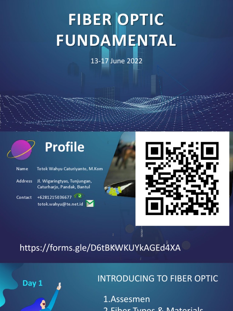 Fiber Optic Fundamental | PDF