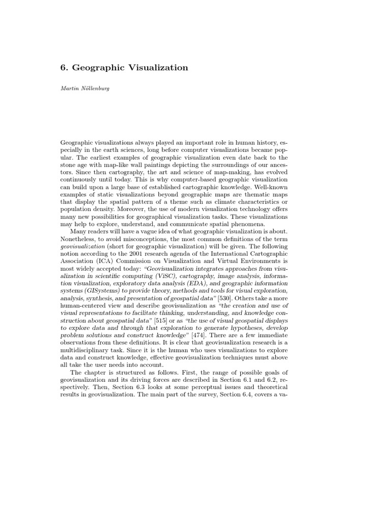 Geospatial Visualisation | PDF | Geographic Information System ...