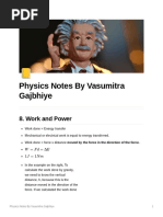 Combined Science Notes Physics | PDF | Force | Gases