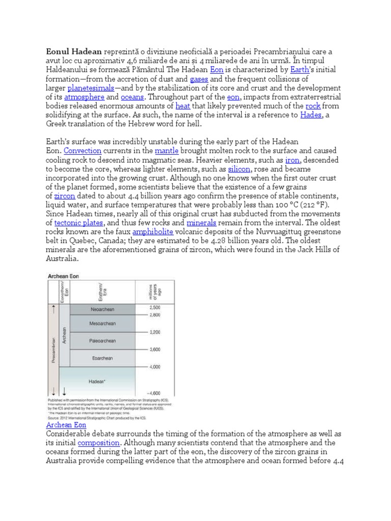 Hadean | PDF | Earth | Moon