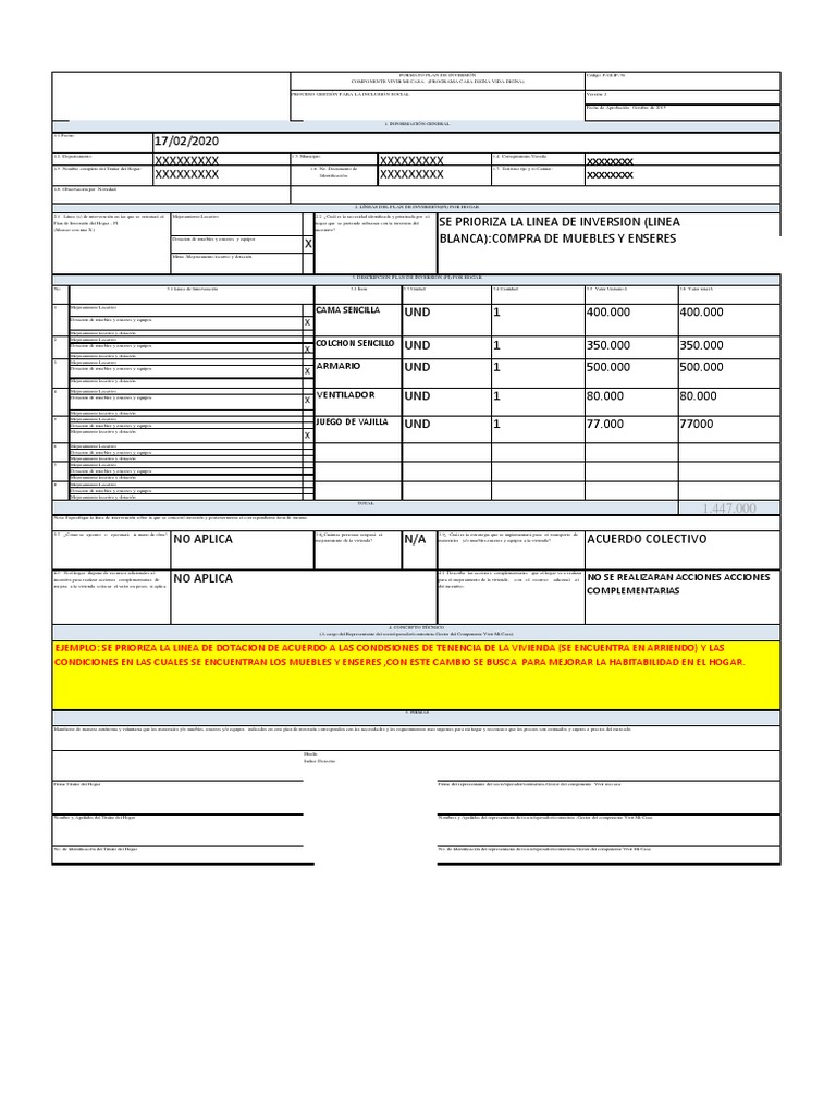 F-Gi-Ip-94 Ejemplos de Plan de Inversion | PDF | Economias