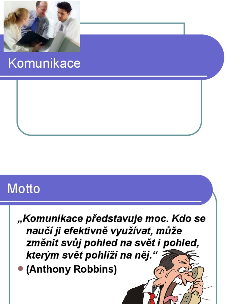 Komunikace - Prezentace | PDF