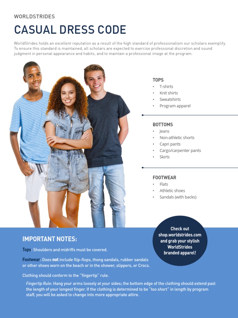 HSDress Code Casualno Envision | PDF | Clothing | Sneakers