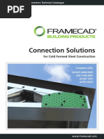 FRAMECAD Fasteners Full | PDF | Framing (Construction) | Screw