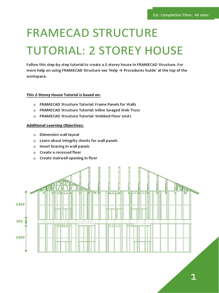 Structure Tutorial Whole House | PDF | Door | Wall