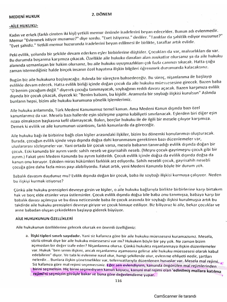 Medeni Aile Hukuku | PDF