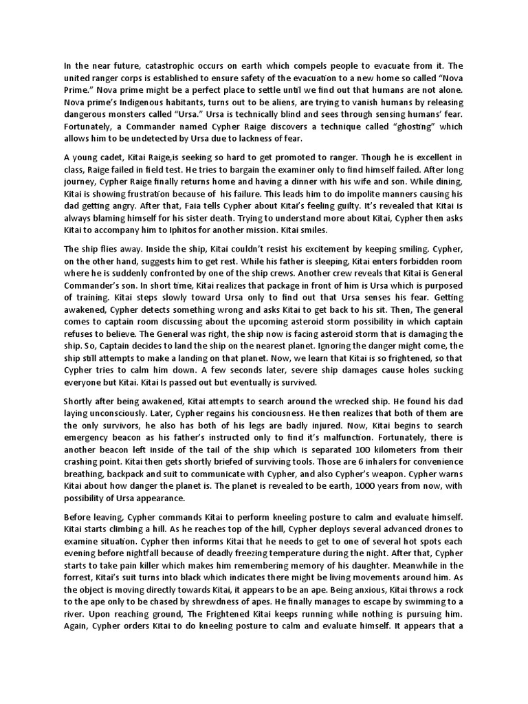 After Earth Script | PDF