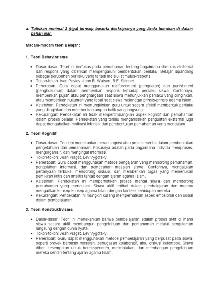 Analisis Bahan Ajar KB 1 Modul 7 | PDF