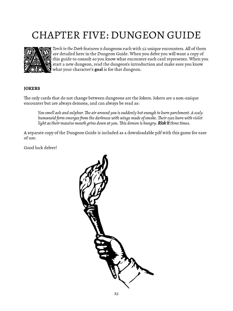 Dungeon Guide for Torch in the Dark | PDF