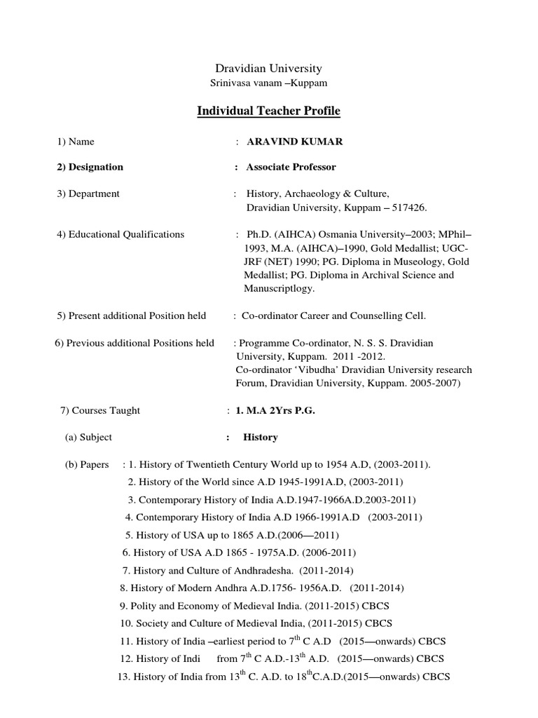 DR A K Profile | PDF | South India