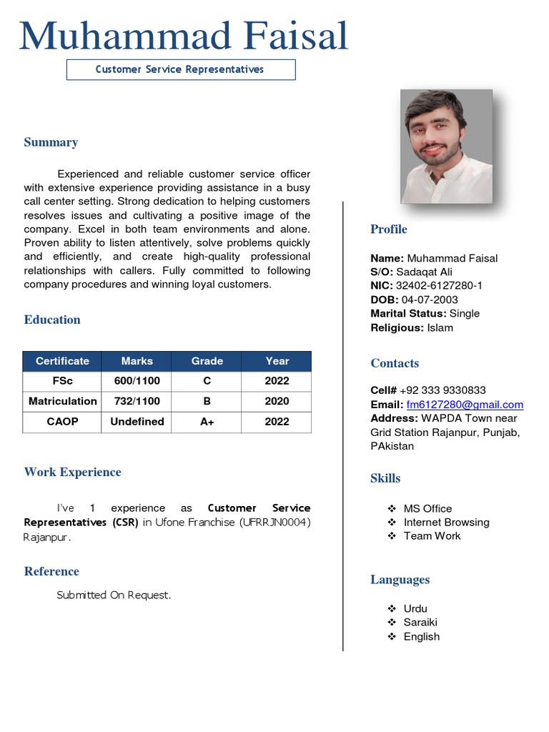 Muhammad Faisal | PDF