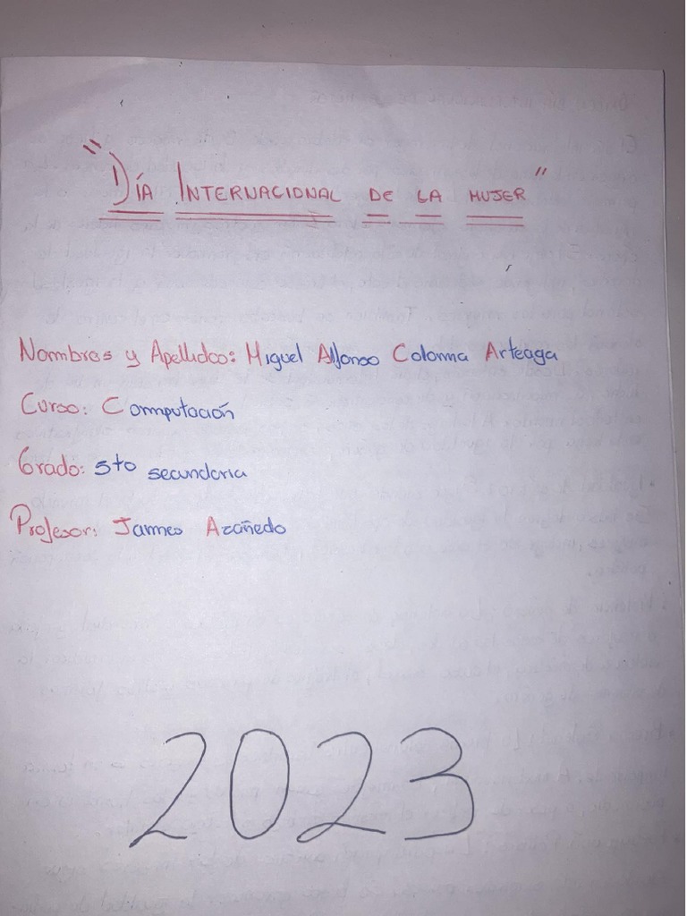 Diptico Dia de La Mujer | PDF