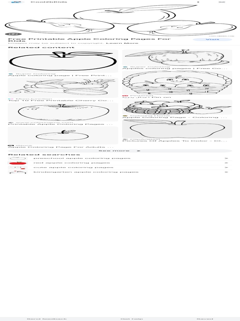 Apple Colouring Pages - Google Search | PDF