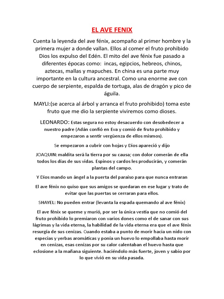 El Ave Fenix | PDF