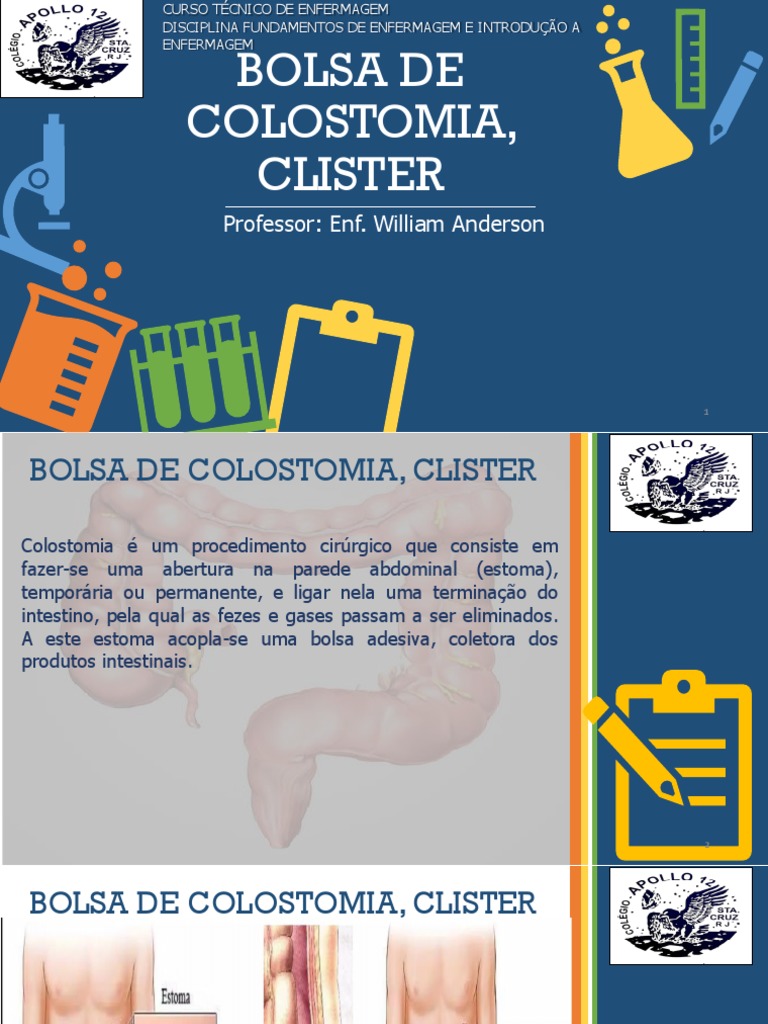 Cuidados e Procedimentos em Colostomia | PDF | Intestino grosso ...