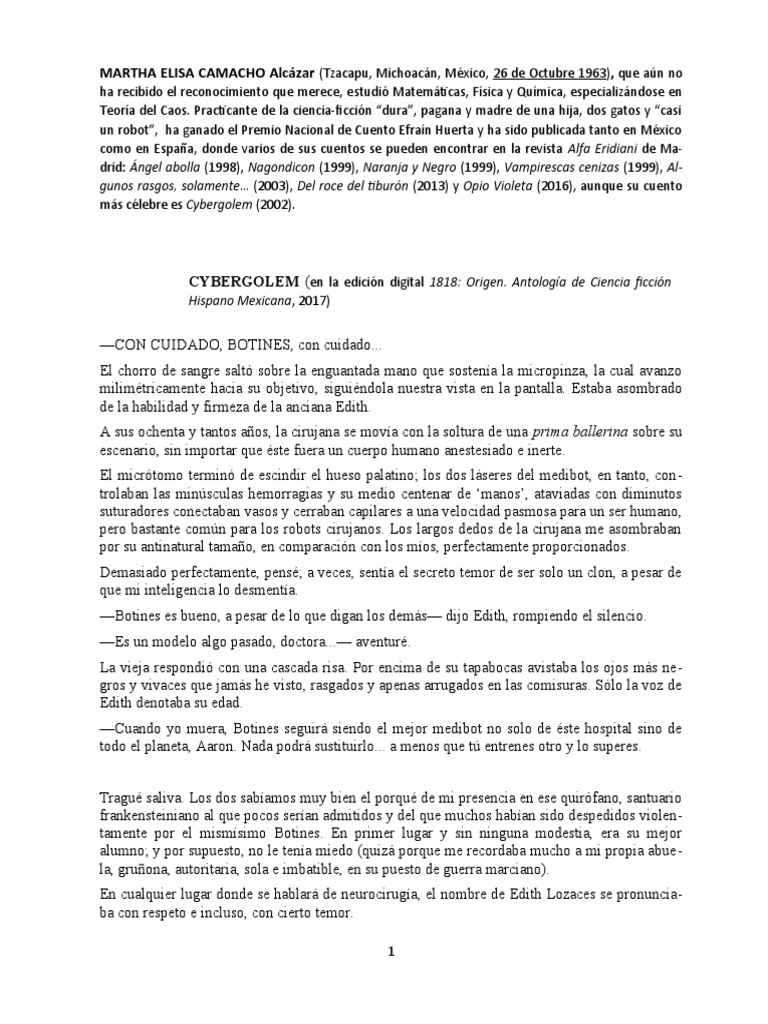CAMACHO ALCAZAR, Martha Elisa | PDF | Cerebro