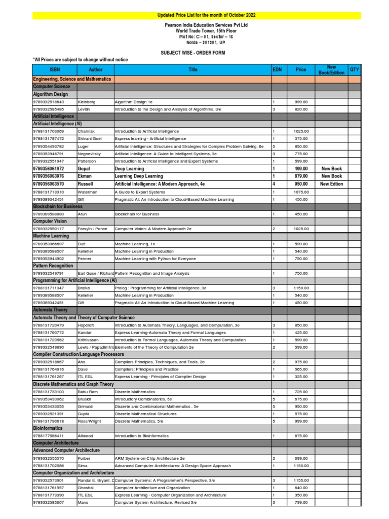 Price List Oct 2022 | PDF | Computer Programming | Computer Network