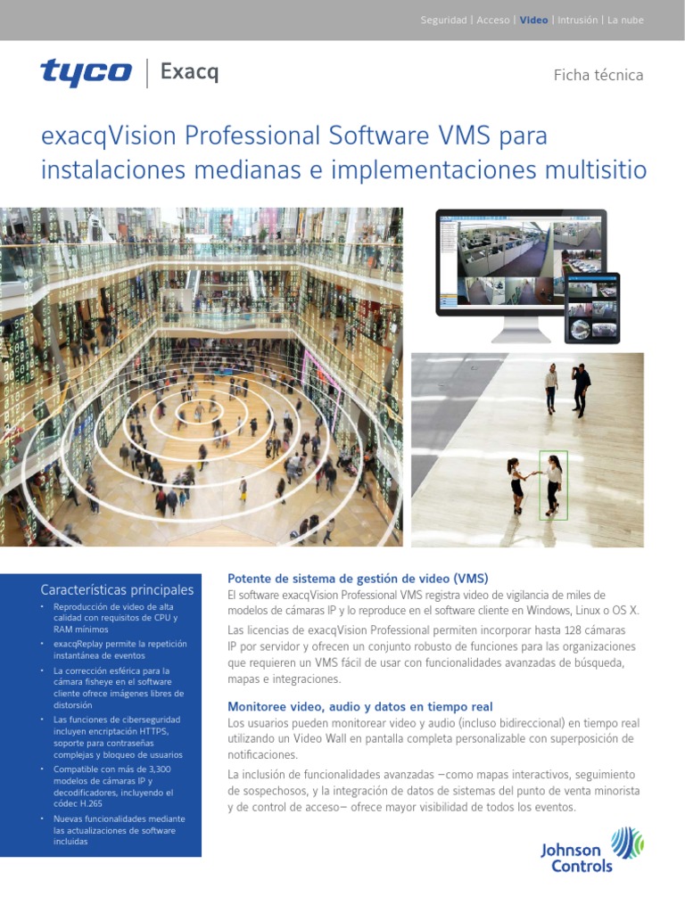 ExacqVision Pro | PDF | Servidor (Computación) | Mac OS