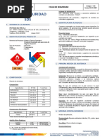 C-MSDS Ficha de Seguridad THINNER | PDF