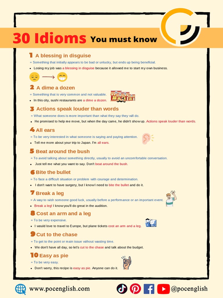 30 Idioms | PDF
