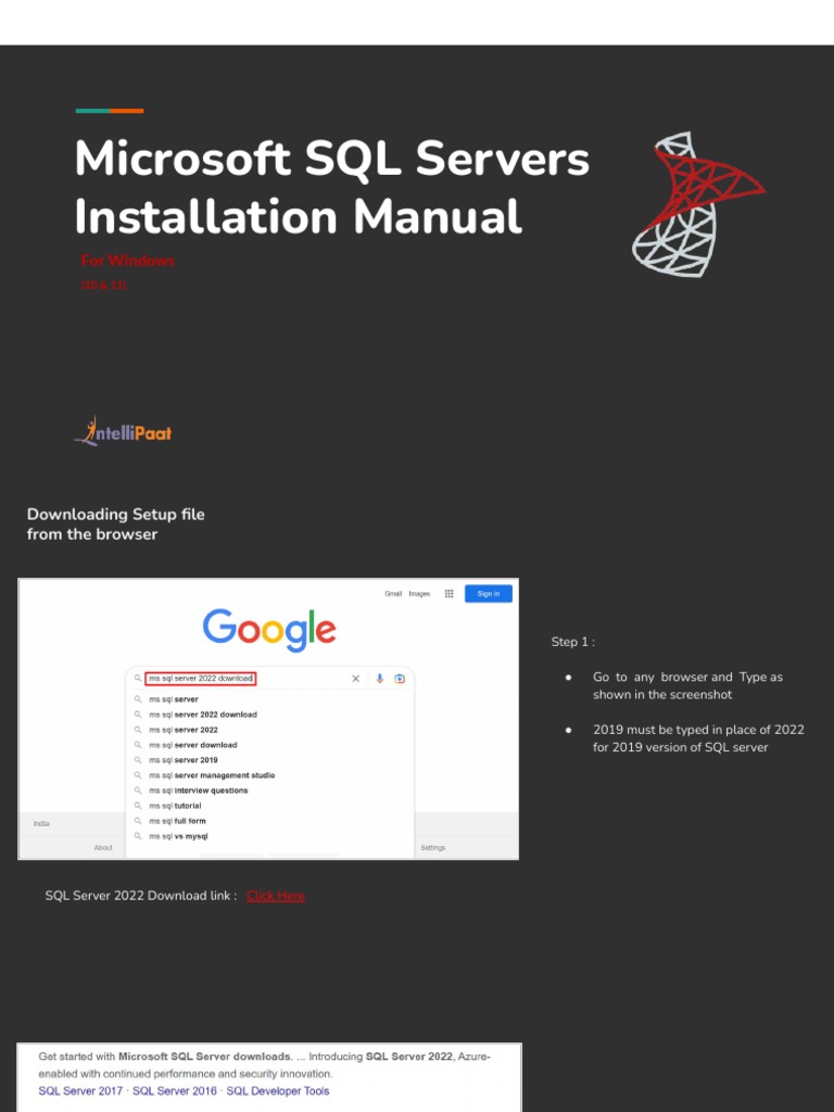 SQL Server & SSMS Installation | PDF | Microsoft Sql Server | Computer Architecture