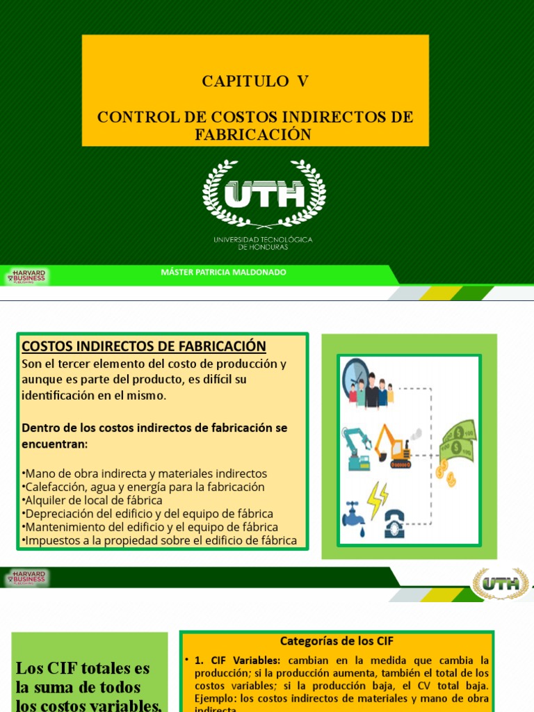 Cap.5 Control de Cif | PDF | Presupuesto | Costo