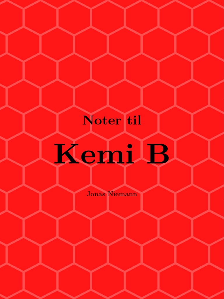 Kemi Noter | PDF