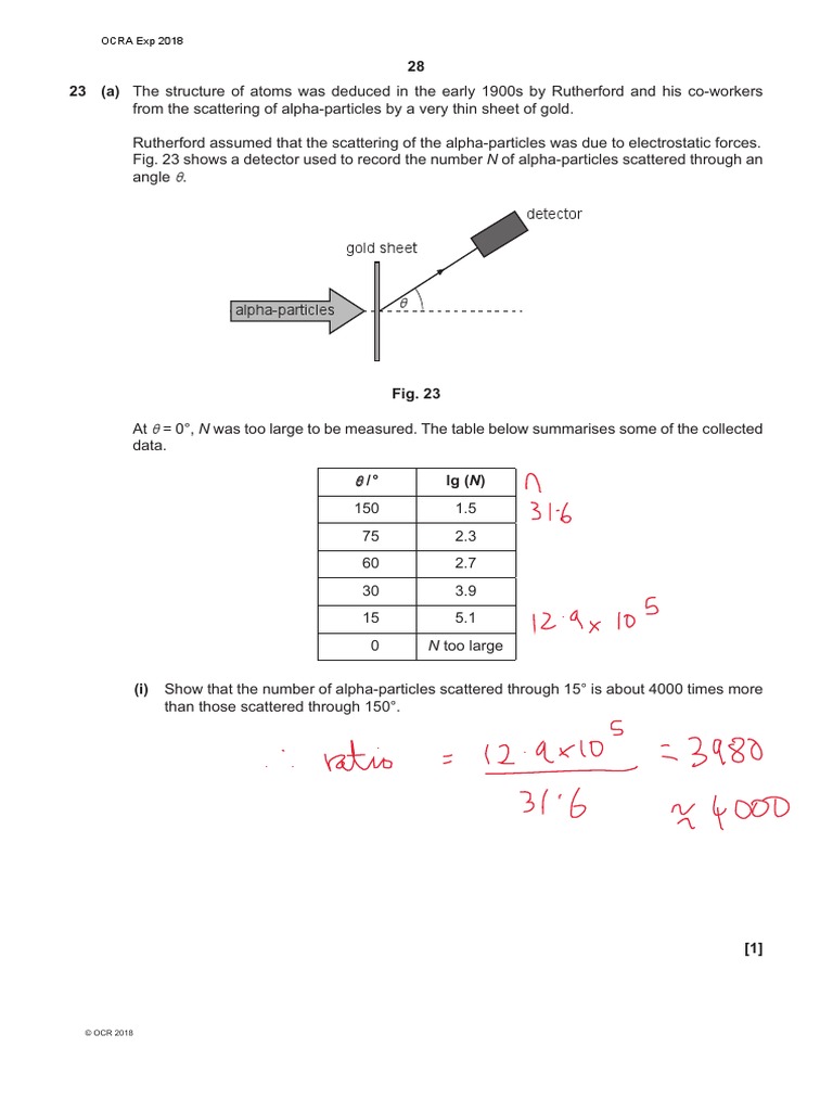 Elec Fields 001 Worked | PDF | Atomic Nucleus | Atoms