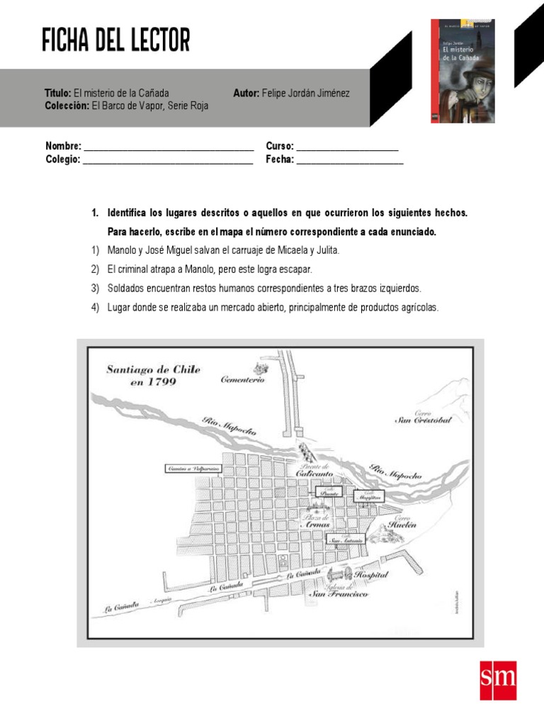 Ficha Del Lector El Misterio de La Canada | PDF