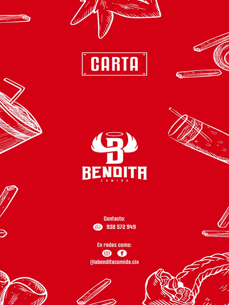 Carta Bendita Comida L | PDF | Salsa | Carne