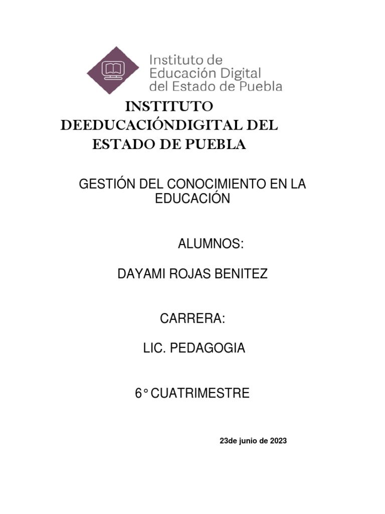 Gestion Del Conocimiento | PDF | Aprendizaje | Conocimiento administrativo