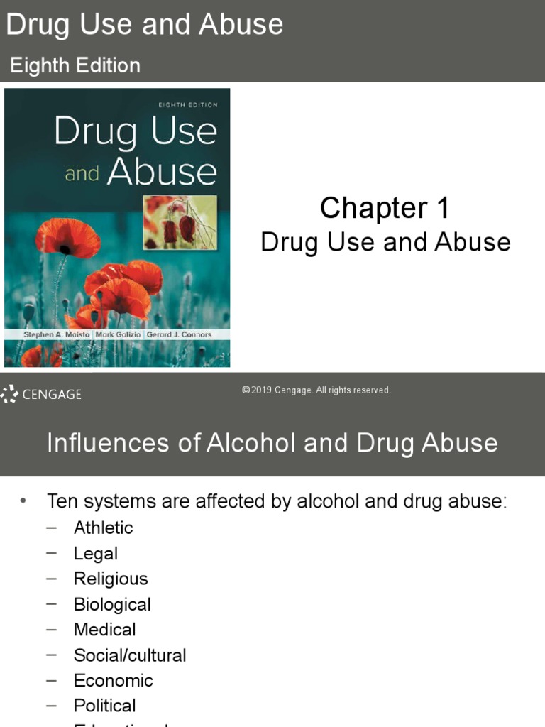 Maisto Ch01 CE Des For ADA. | PDF | Substance Abuse | Recreational Drug Use