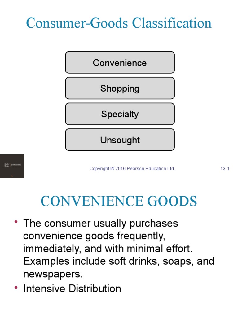 Consumer Goods Classification | PDF