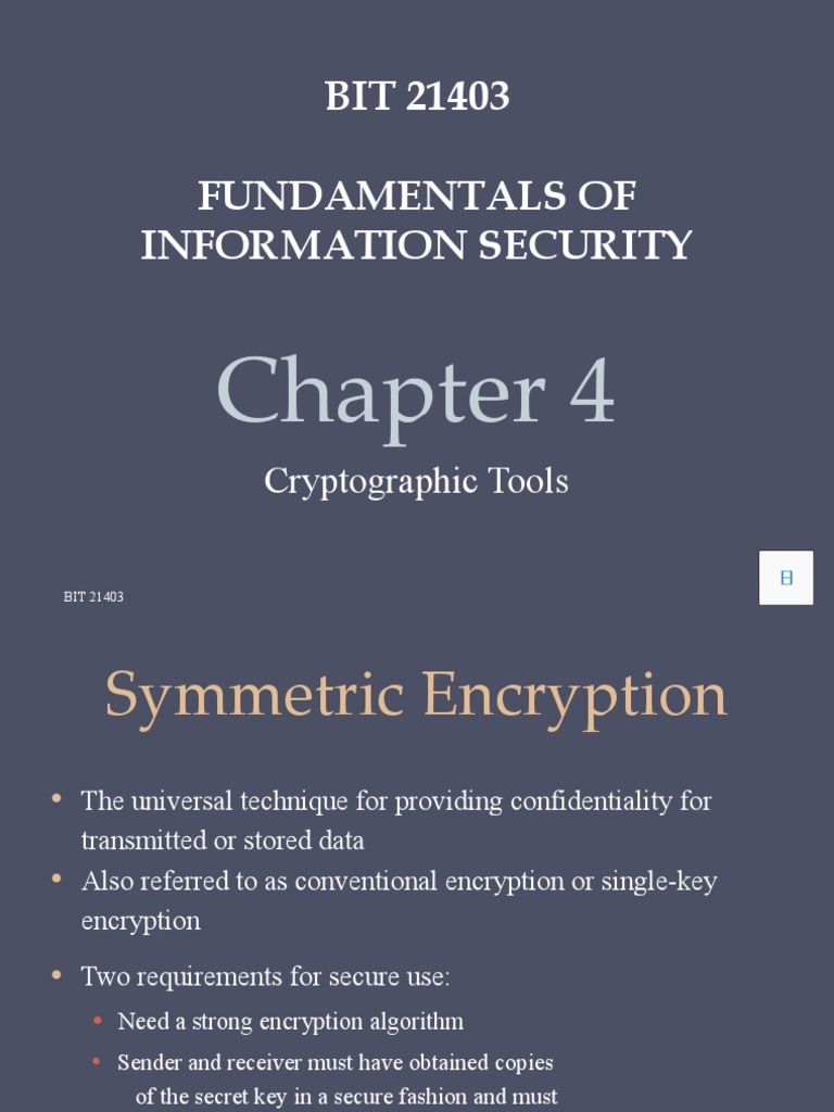 Chapter04 Crypto | PDF | Cryptography | Public Key Cryptography