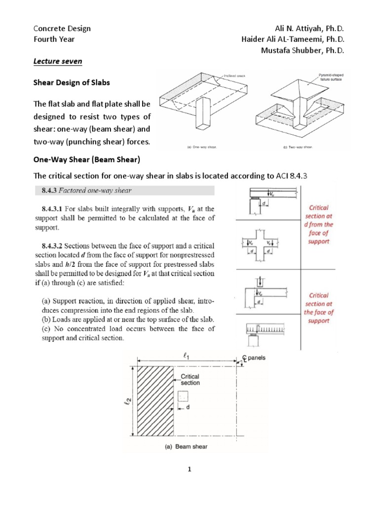 Slab Shear Design for Engineers | PDF | Technology & Engineering