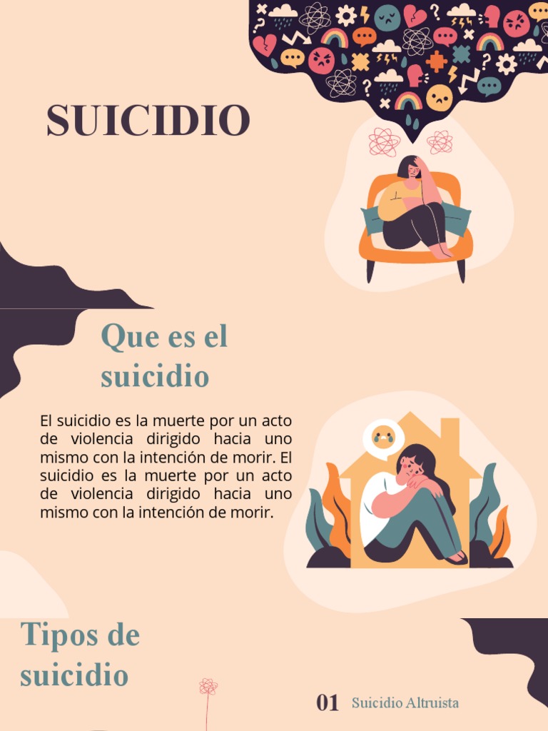 Tipos y causas del suicidio | PDF | Suicidio | Causas de la muerte