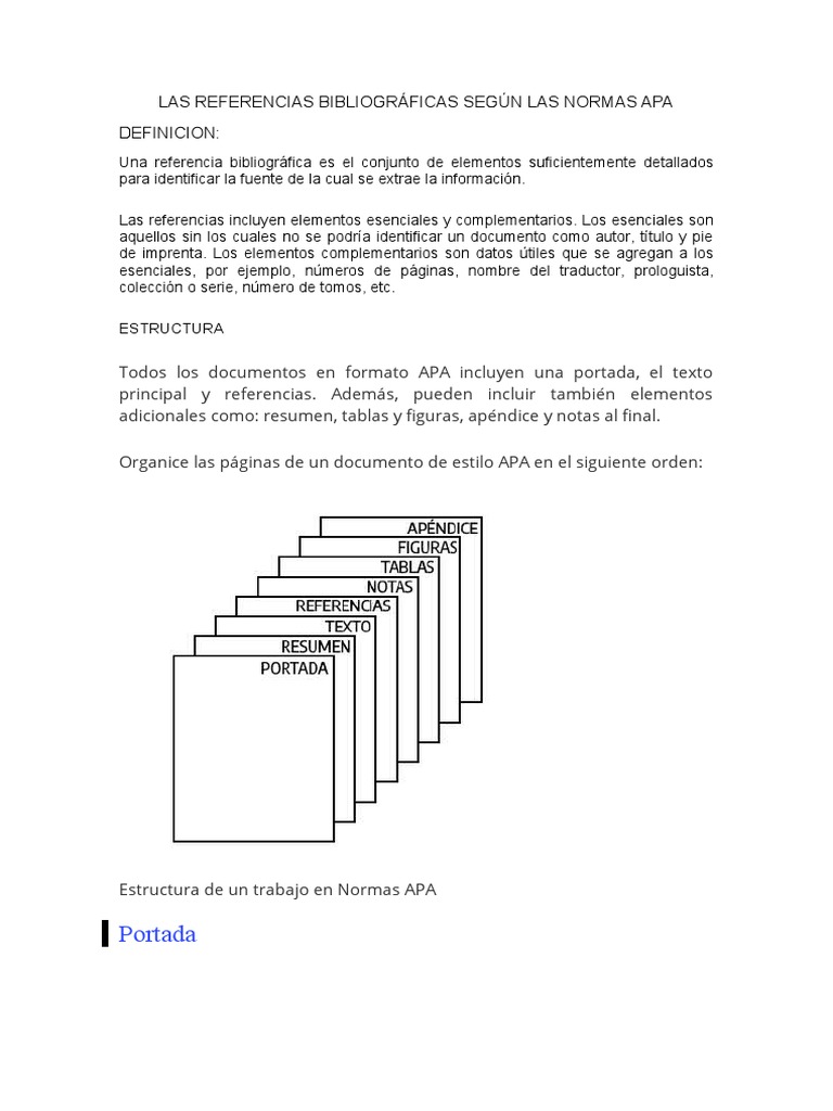 Las Referencias Bibliográficas Según Las Normas Apa | PDF | Citación ...
